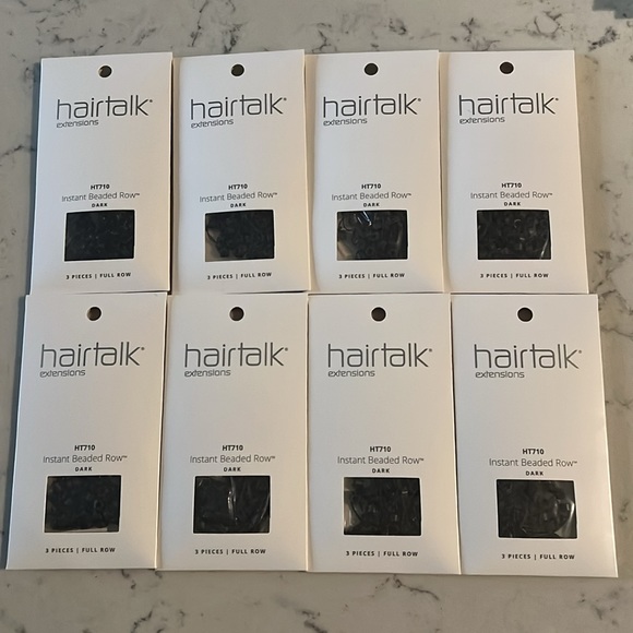 Hairtalk | Hair | Brand New Hairtalk Instant Beaded Row 3 Pieces Full Row Dark 8 Available ...